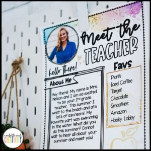 Pastel Meet the Teacher | Confetti & Creativity
