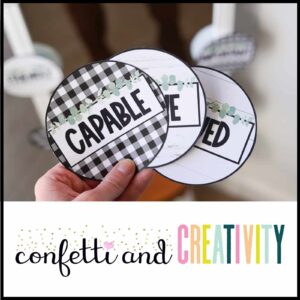 Farmhouse Affirmation Station | Confetti & Creativity