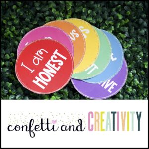 Bright Vintage Vibes Affirmation Station | Confetti & Creativity