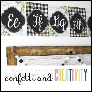 Farmhouse Alphabet Posters | Confetti & Creativity