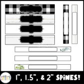 Farmhouse Binder Covers & Spines | Confetti & Creativity