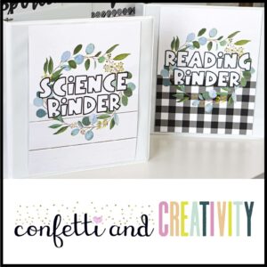 Farmhouse Binder Covers & Spines | Confetti & Creativity