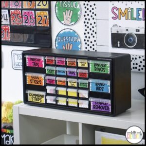 Watercolor Teacher Toolbox Labels | Confetti & Creativity