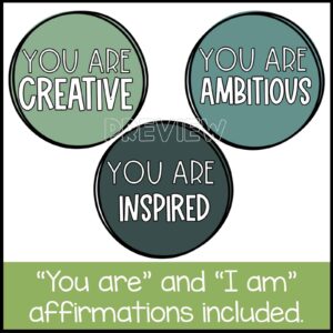 Nature Affirmation Station | Confetti & Creativity