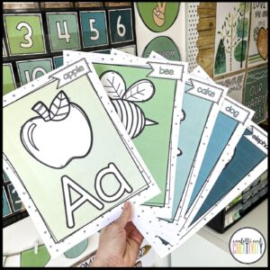 Nature Primary Alphabet Posters | Confetti & Creativity