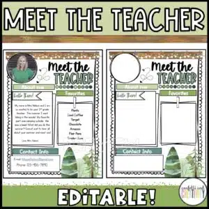 Nature 2D and 3D Shape Posters