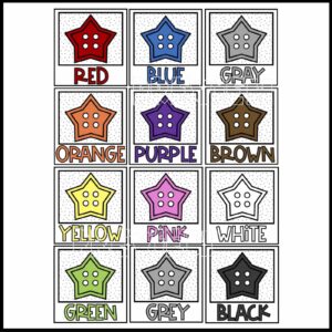 Nature Primary Color Posters | Confetti & Creativity