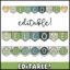 Nature Editable Welcome Banners | Confetti & Creativity