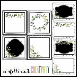 Farmhouse Editable Labels | Confetti & Creativity