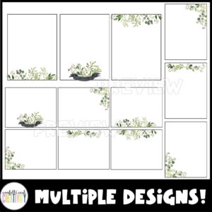 Farmhouse Editable Posters | Confetti & Creativity