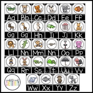 Farmhouse Primary Alphabet Posters | Confetti & Creativity
