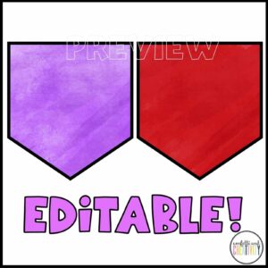 Watercolor Alphabet Banner | Confetti & Creativity