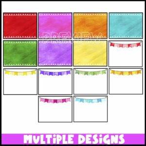 Watercolor Editable Posters | Confetti & Creativity