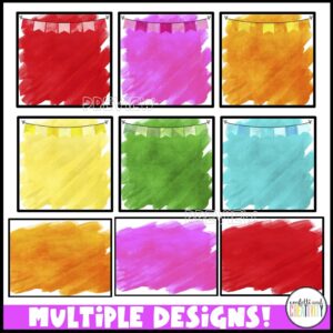 Watercolor Editable Labels | Confetti & Creativity