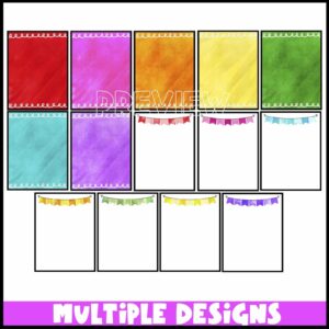 Watercolor Editable Posters | Confetti & Creativity