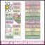 Retro Editable 10 Drawer Cart Labels | Confetti & Creativity