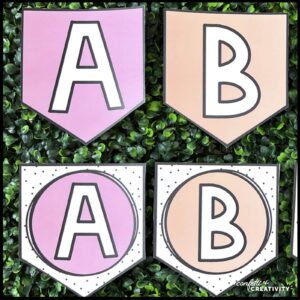 Retro Alphabet Banner | Confetti & Creativity