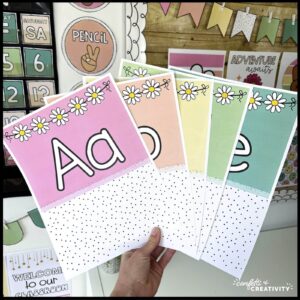 Retro Alphabet Posters | Confetti & Creativity