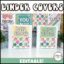Retro Editable Binder Covers and Spines | Confetti & Creativity