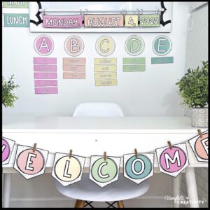 Retro Word Wall | Confetti & Creativity