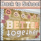 Back to School Bulletin Board (Neutral Colors) | Confetti & Creativity