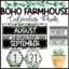 Boho Farmhouse Calendar Pack | Confetti & Creativity