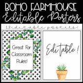 Boho Farmhouse Agenda Calendar | Confetti & Creativity