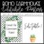 Boho Farmhouse Agenda Calendar | Confetti & Creativity