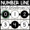 Boho Farmhouse Number Line 0-200 | Confetti & Creativity