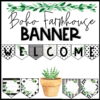 Boho Farmhouse EDITABLE banner | Confetti & Creativity