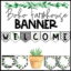 Boho Farmhouse EDITABLE banner | Confetti & Creativity