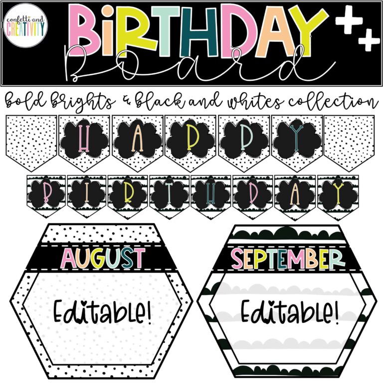 Bold Brights Classroom Decor Bundle | Confetti & Creativity