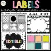 Bold Brights EDITABLE Labels | Confetti & Creativity