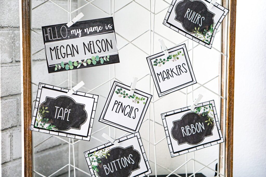 Modern Farmhouse Classroom Decor Bundle | Confetti & Creativity