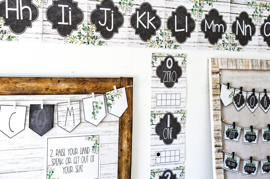 Modern Farmhouse Classroom Decor Bundle | Confetti & Creativity