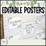 Modern Farmhouse Editable Posters | Confetti & Creativity