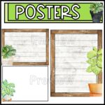 Plant Editable Posters | Confetti & Creativity