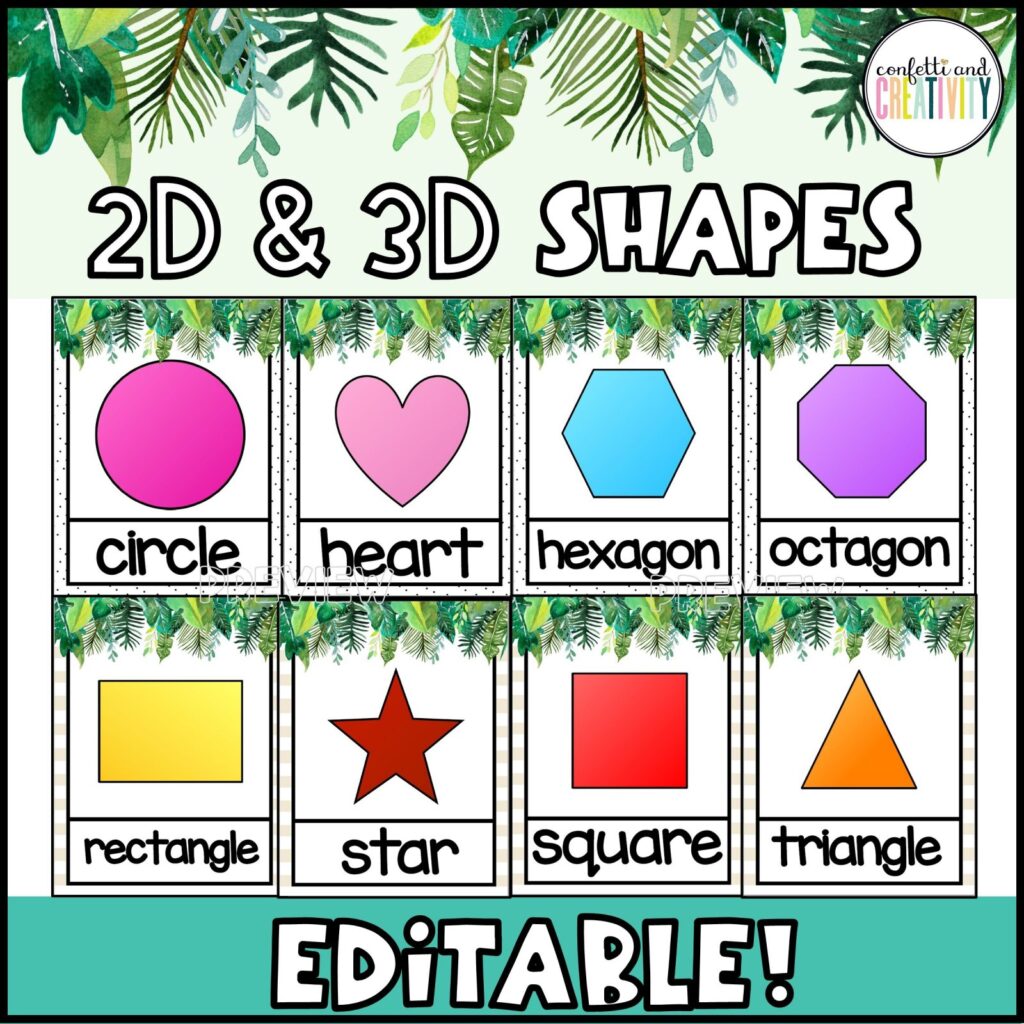 Tropical Alphabet Posters | Confetti & Creativity