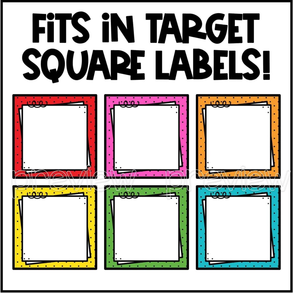 Bright Vintage Vibes Labels | Confetti & Creativity