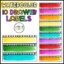 Watercolor Editable Drawer Cart Labels | Confetti & Creativity
