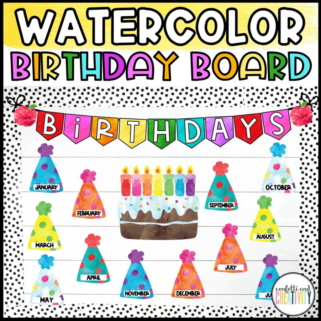 Watercolor Teacher Toolbox Labels | Confetti & Creativity
