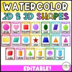 Watercolor Classroom Decor Bundle | Confetti & Creativity