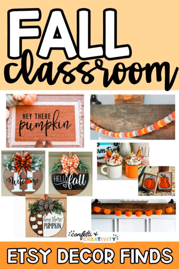 Fabulous Fall Decorations for a Classroom Found on Etsy | Confetti ...