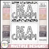Boho Neutrals CHAMPS | Confetti & Creativity