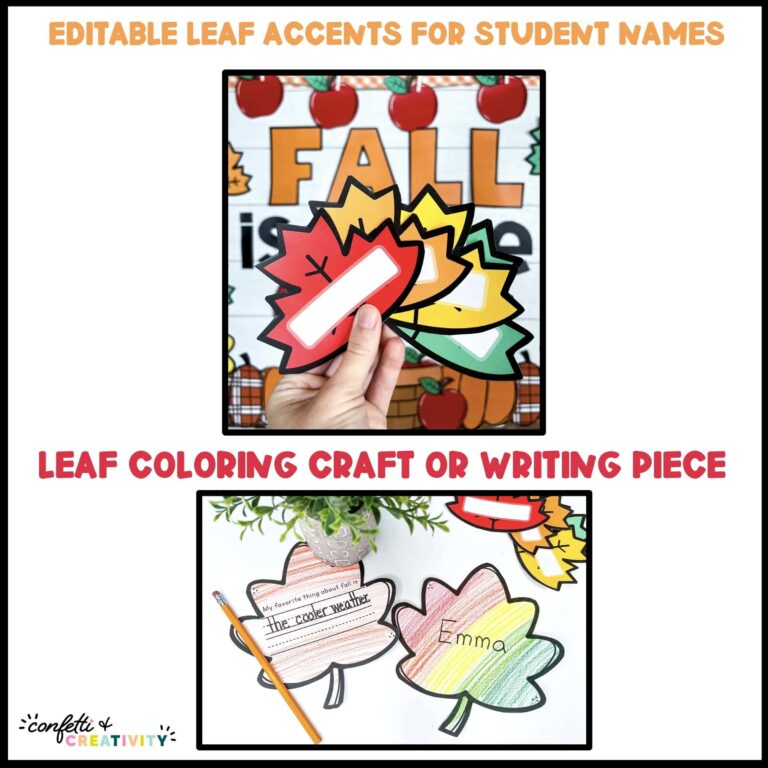 Fall Bulletin Board | Confetti & Creativity