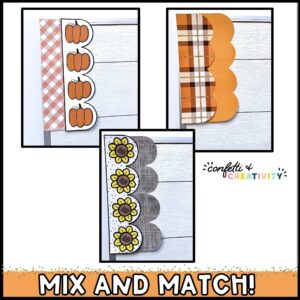 Fall Bulletin Board Borders | Confetti & Creativity