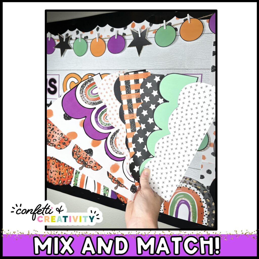 Halloween Bulletin Board Borders | Confetti & Creativity