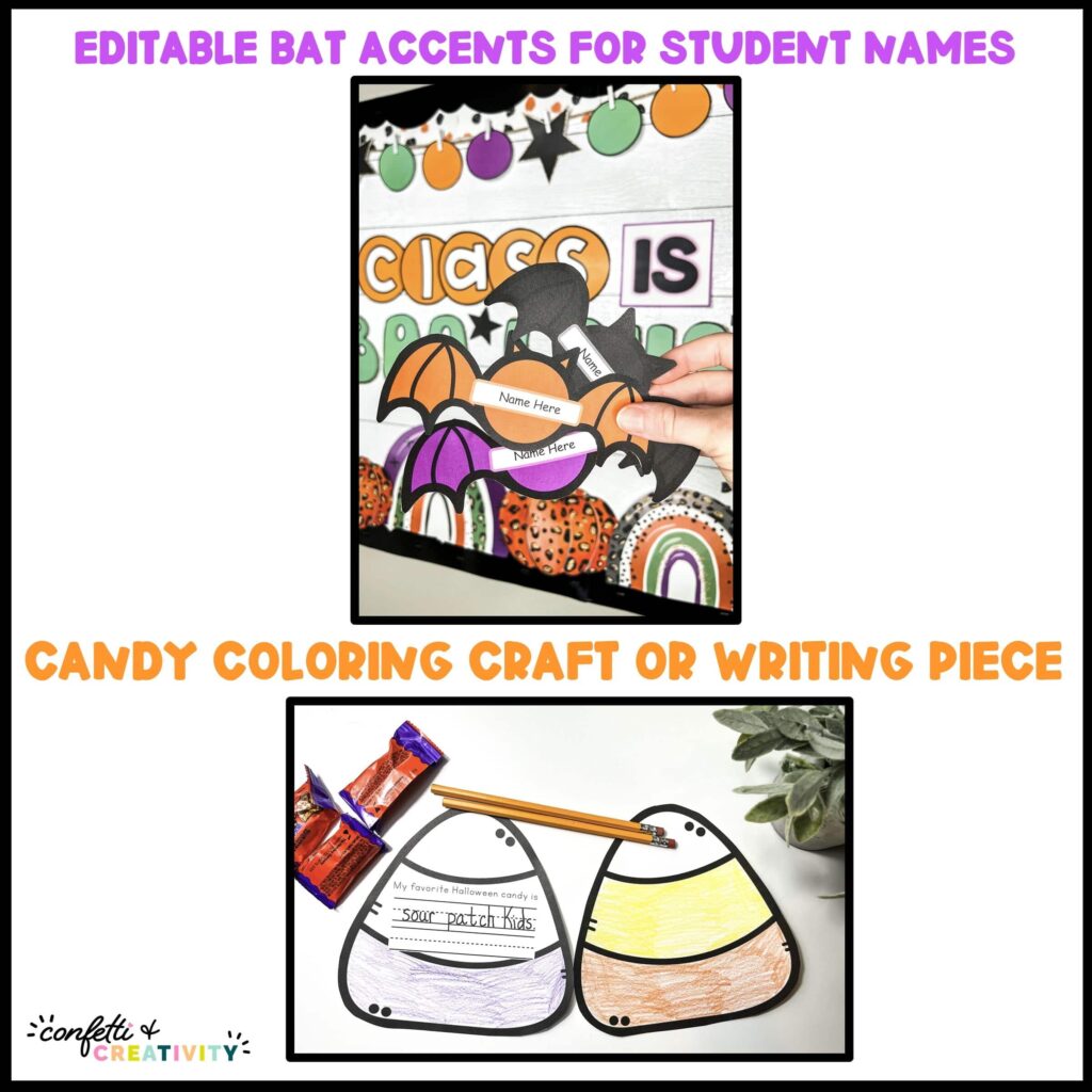 Halloween Bulletin Board Kit | Confetti & Creativity