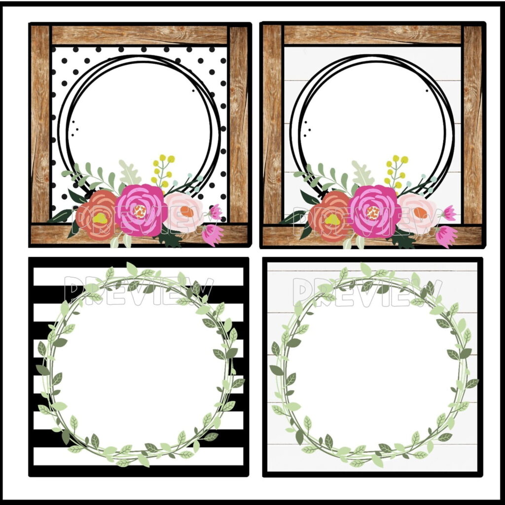 Farmhouse Floral Editable Labels | Confetti & Creativity