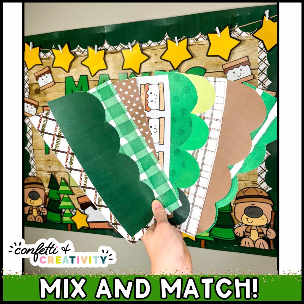 New Years Bulletin Board Borders | Confetti & Creativity